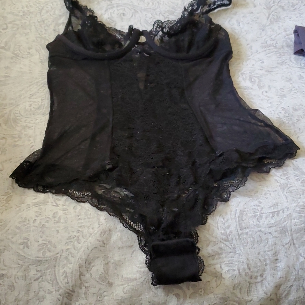Victoria Secret Black Lace Teddy - Gem